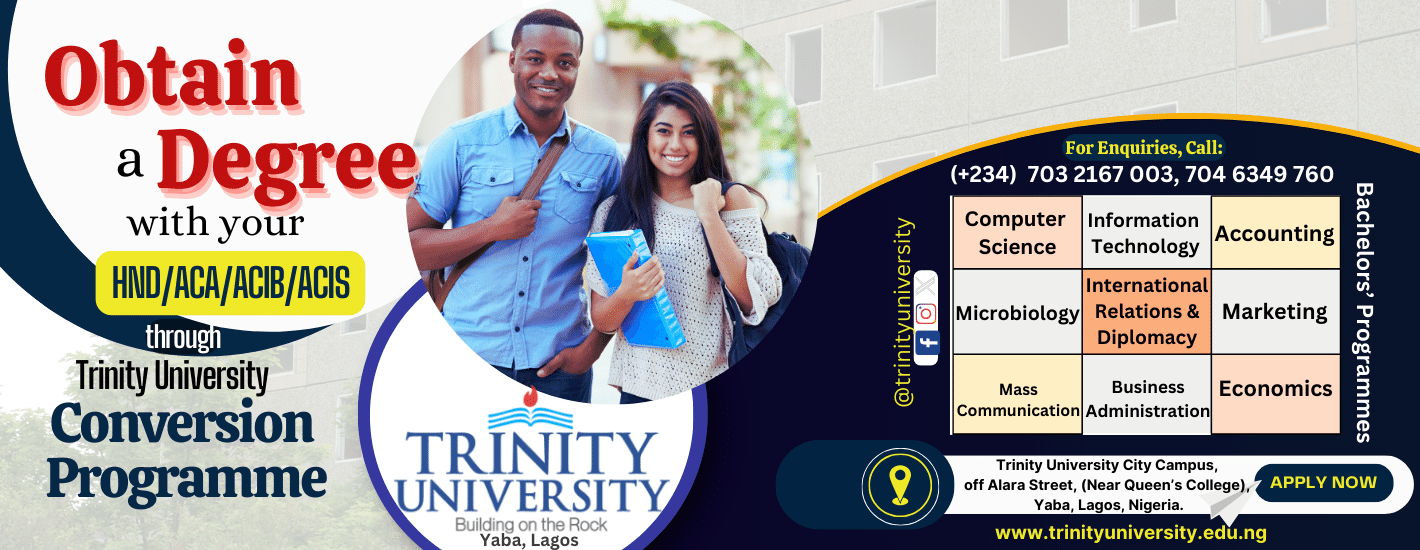 Conversion Programme – Trinity University Website