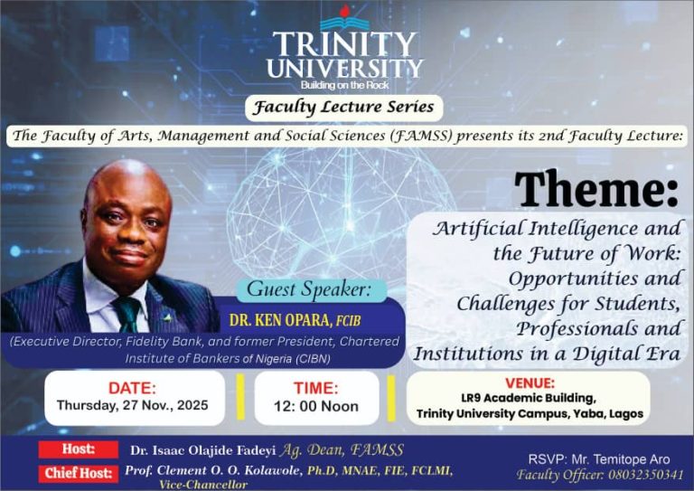FACULTY LECTURE SERIES – Trinity University Website